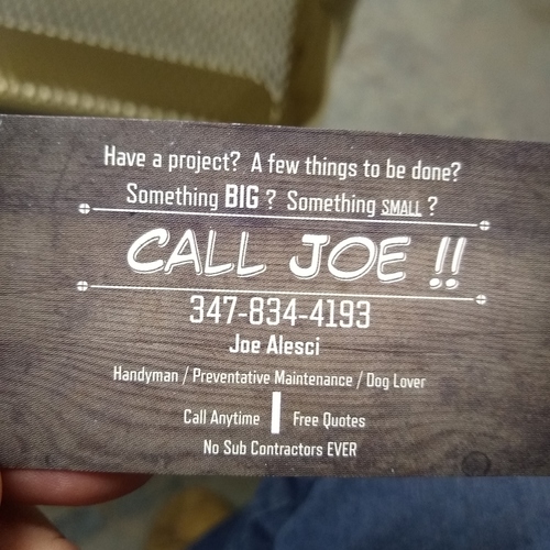 Call Joe